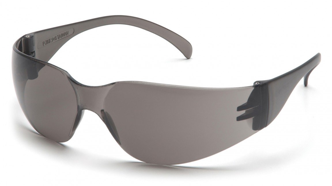 (12 Pair) Pyramex Mini Intruder Glasses Gray Frame/Gray-Hardcoated Lens (S4120SN)