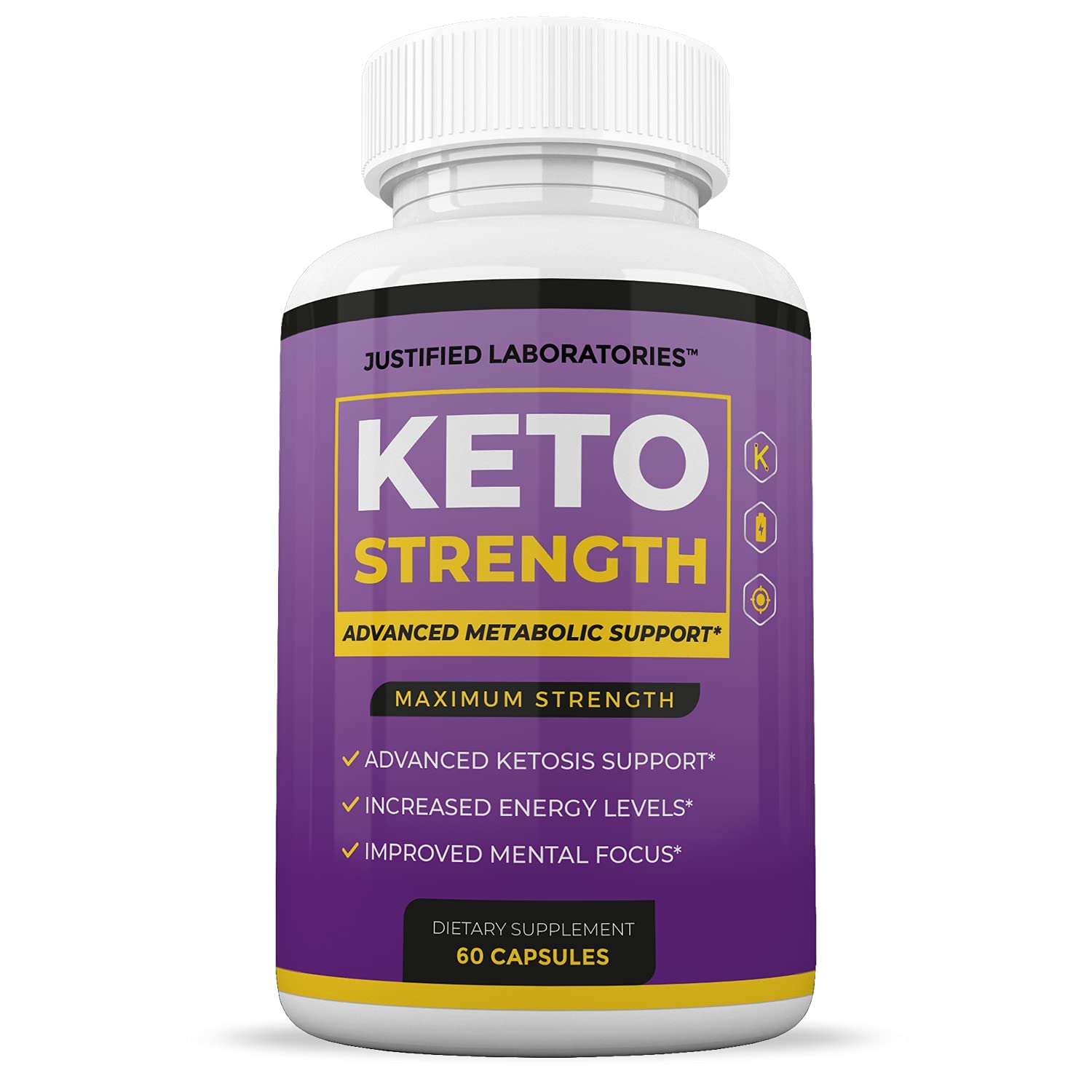 (2 Pack) Keto Strength Pills Includes Apple Cider Vinegar goBHB Strong Exogenous Ketones Advanced Ketogenic Supplement Ketosis Support for Men Women 120 Capsules