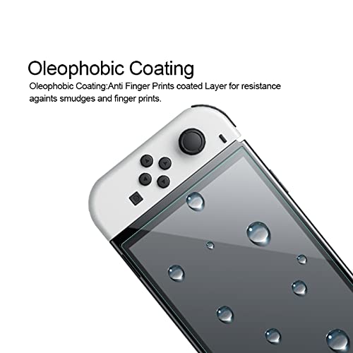 (2 Pack) Supershieldz Designed for Nintendo Switch OLED (2021) Tempered Glass Screen Protector, Anti Scratch, Bubble Free
