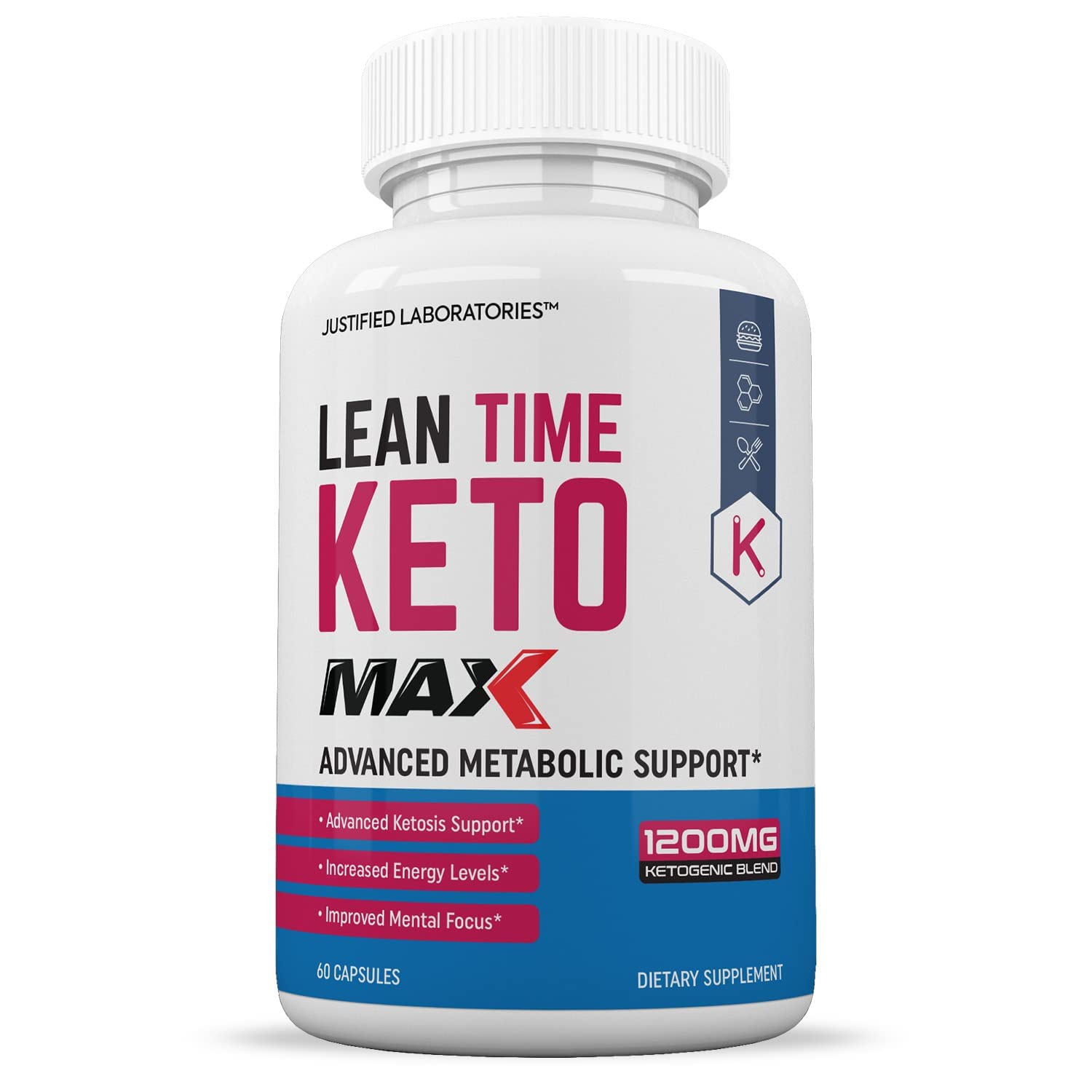 (2 Pack) Lean Time Keto 1200MG Pills Includes Apple Cider Vinegar goBHB Strong Exogenous Ketones Advanced Ketogenic Supplement Ketosis Support for Men Women 120 Capsules