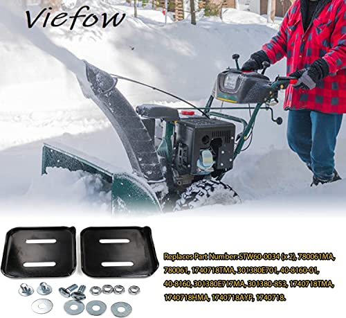 (2 Pcs) Snow Blower Skid Shoe Kit 309016E701MA for Briggs & Stratton Craftsman Murray
