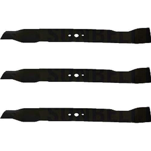 (3 Pack) Premium Medium Lift Replacement XHT Lawn Mower Blade Fits Husqvarna 539111878 | 21" x 2.25" / 0.625" Hole