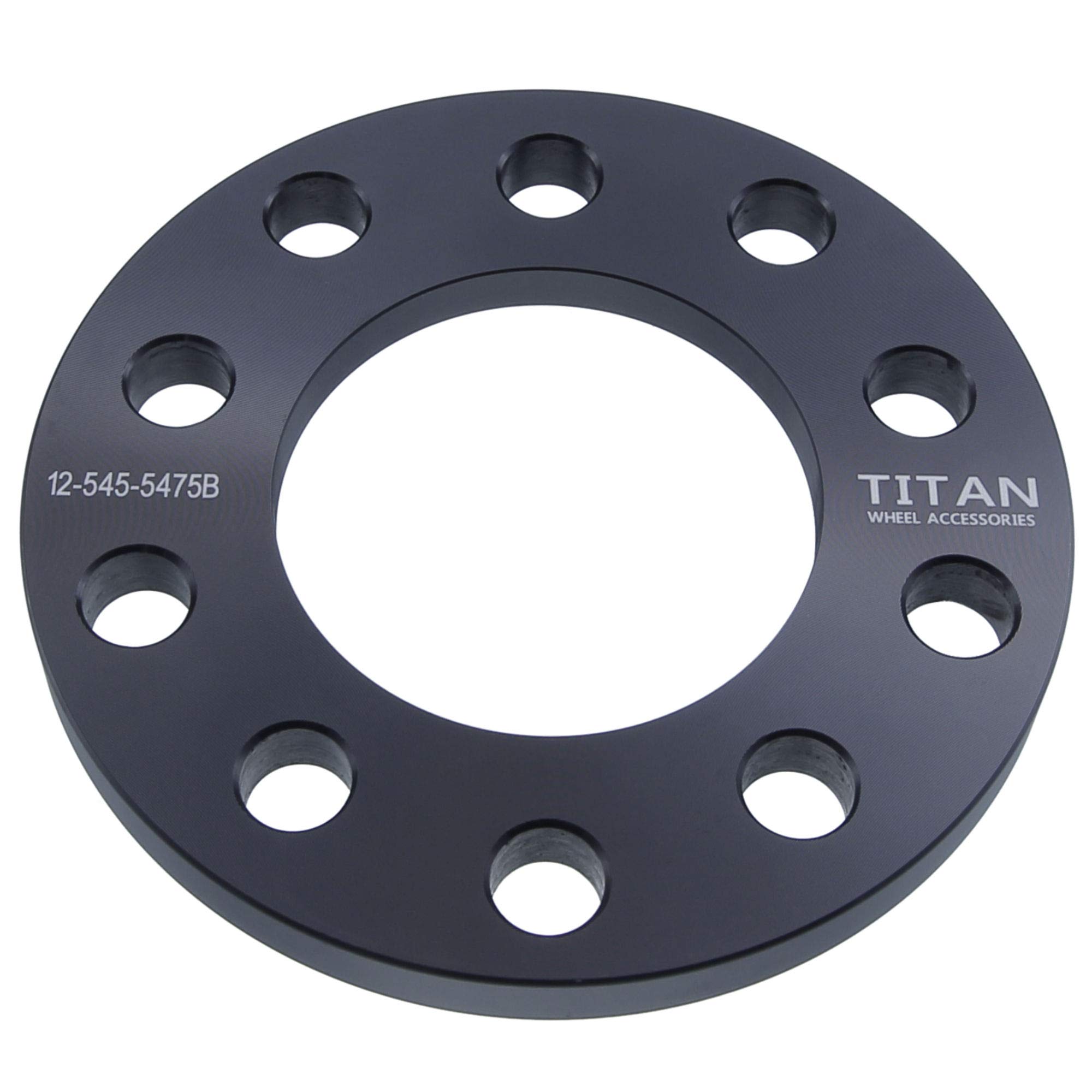 (2) Billet 1/2" Flat Wheel Spacers Adapters | 5x4.5 | Fits Ford Mustang Ranger Explorer and More
