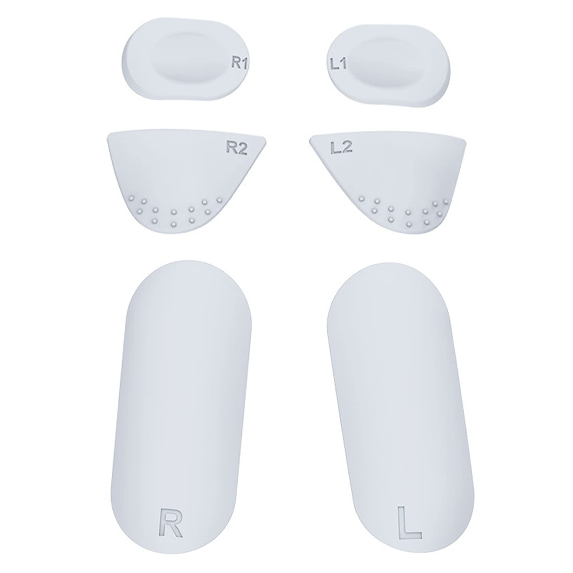 (2 Pairs) Orzero Compatible for PS VR2 Controller Grips Cover, Anti-Slip Mat, Thumb Button Caps, Soft Silicone Comfort Sets for PlayStation VR2 PS VR2