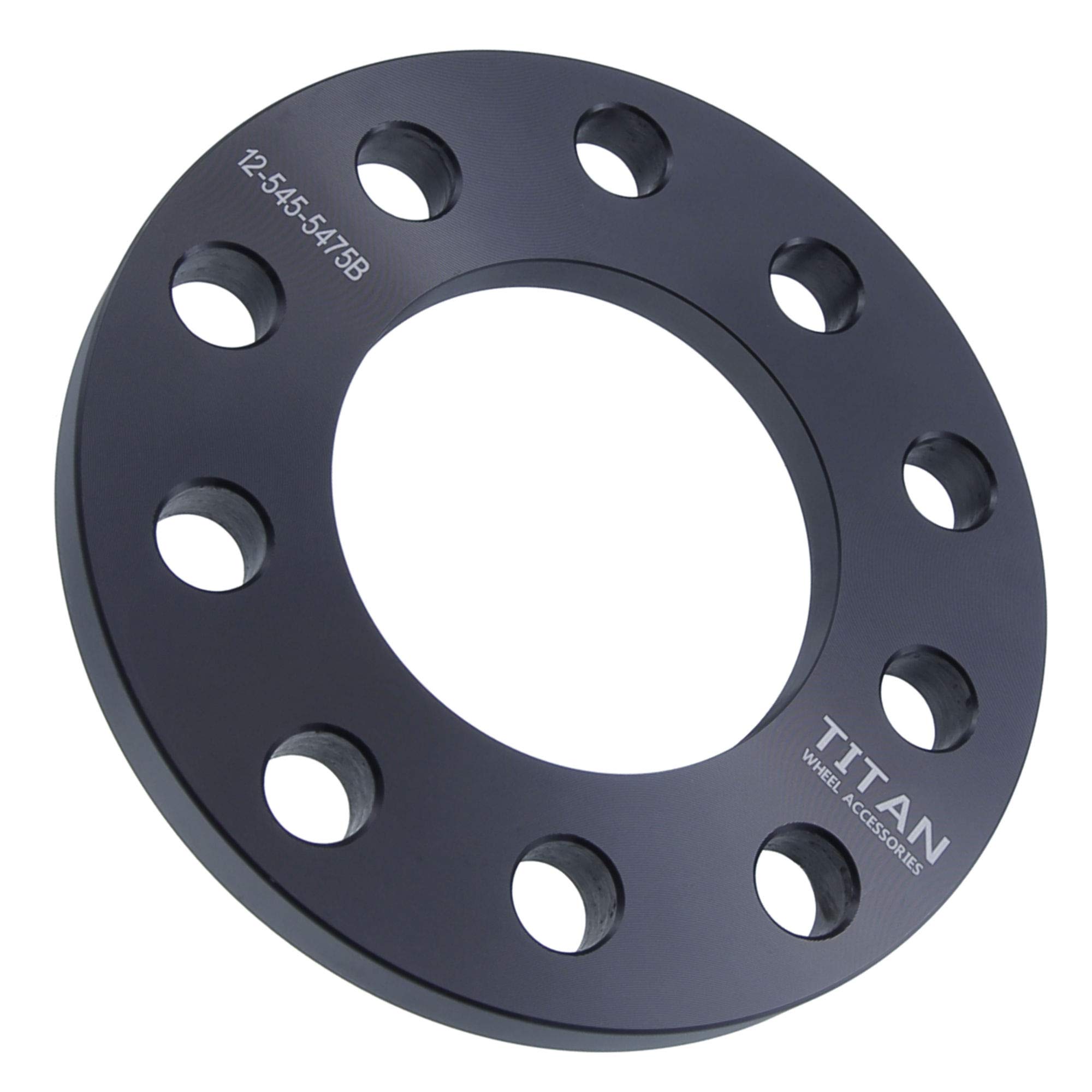 (2) Billet 1/2" Flat Wheel Spacers Adapters | 5x4.5 | Fits Ford Mustang Ranger Explorer and More