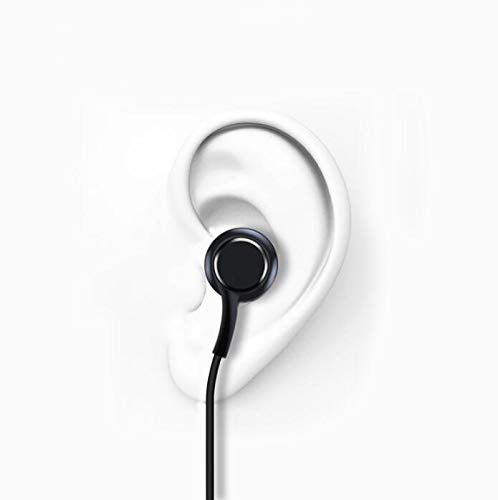 (2 Packs) 3.5mm Aux Wired in-Ear Headphones with Mic and Remote Control Compatible with Galaxy S10 S9 S8 S7 S6 S5 S4 Edge + Note 4 5 6 7 8 9 and More Android Devices-Black