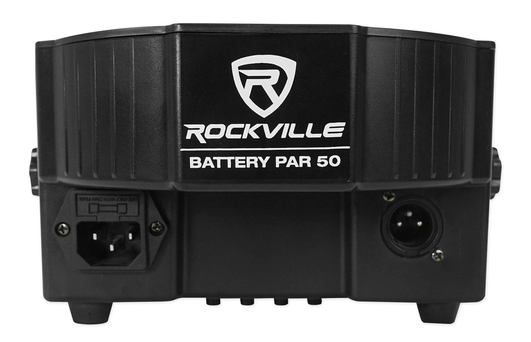 (4) Rockville Battery PAR 50 Rechargeable LED DMX DJ Club Wash Up-Lights+Remote