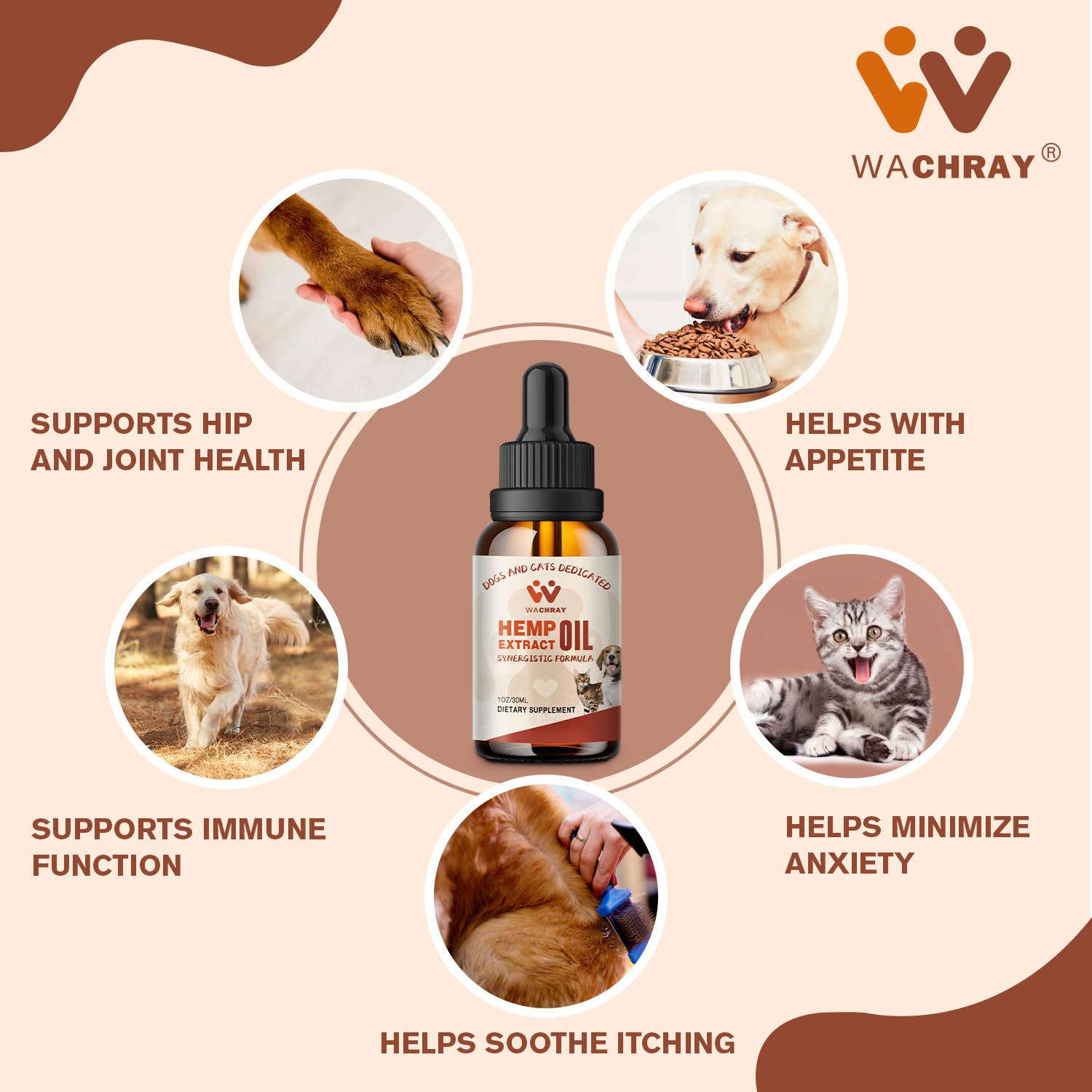 (2-Pack) Hemp Oil for Dogs Cats - Calming Drops Dog Relaxants - Help Pets Anxiety Stress Hip & Joint Pain Arthritis Sеizures Rеlief - Skin Нiр Jоint Hеalth - Organic Pet Hemp Oil Drops