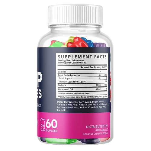 (5 Pack) Prolife Labs Gummies - Prolife Labs Hemp Gummies - Pro Life Labs Gummies, Prolife Labs Gummies Premium Blend Hemp, Prolife Labs Hemp Extract Advanced Formula (300 Gummies)
