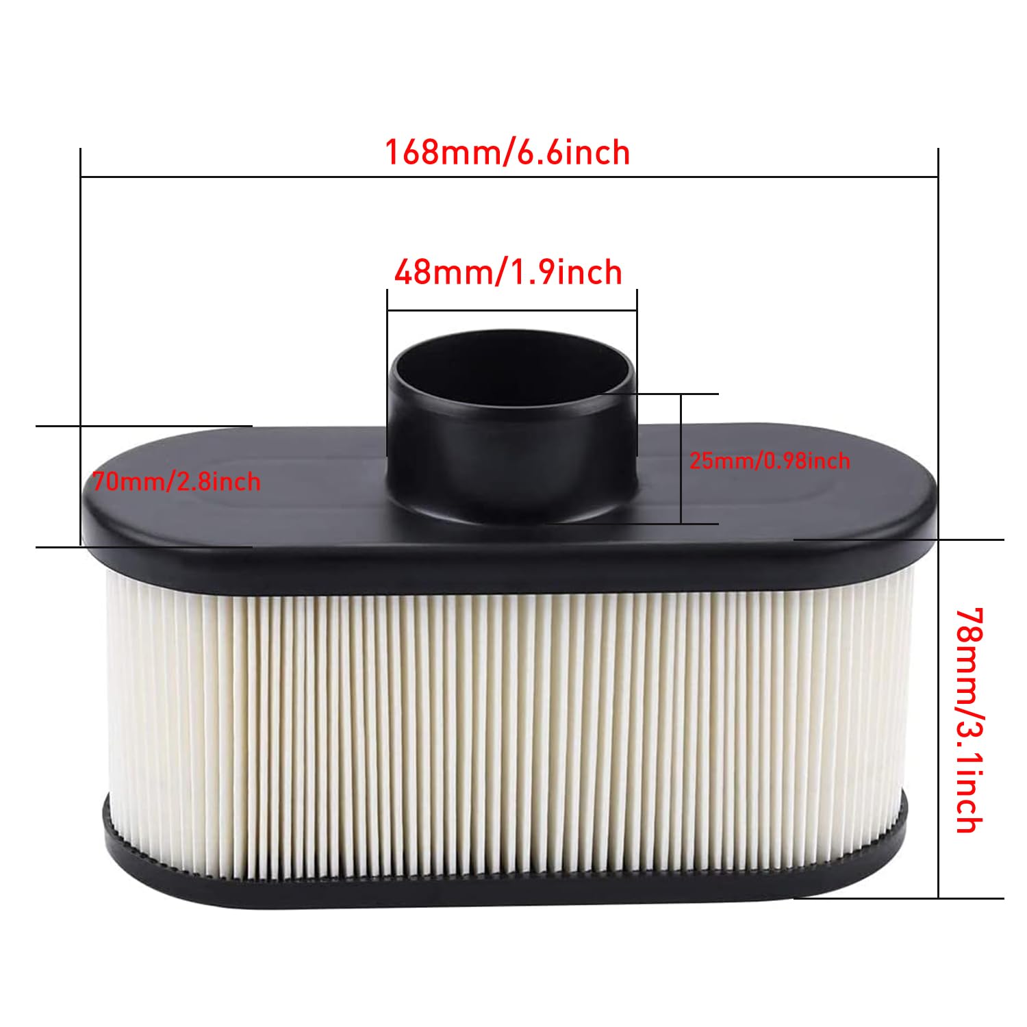 (2Pack)CFWMXG 11013-7047 11013-7049 11013-0726 Air Filter Compatible with Kawasaki FR651V FR691V FR730V FS481V FS541V FS600V FS651V FS691V FS730V 4-Cycle Engine Cleaner Lawn Mower