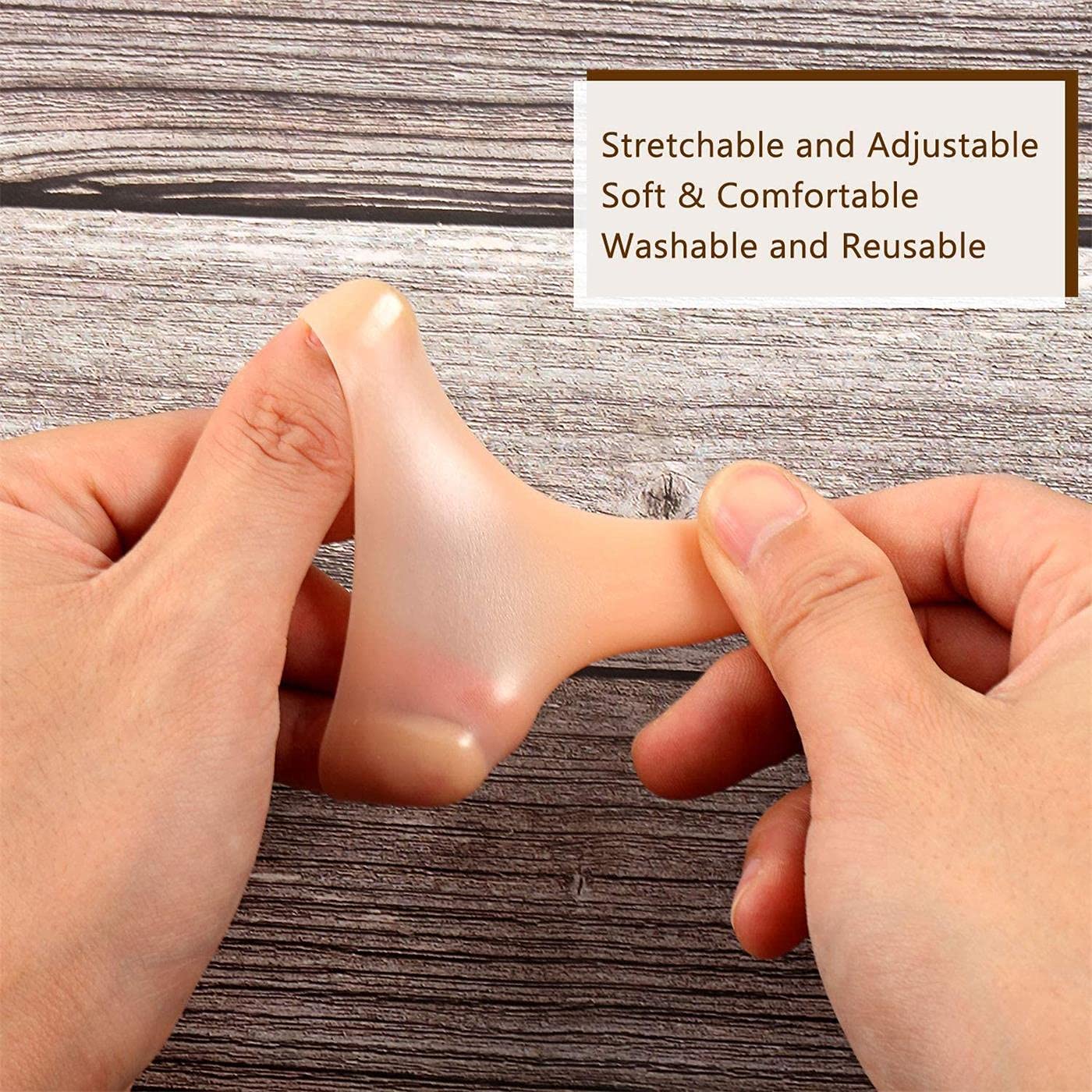 (20PCS)Gel Finger Sleeves,Finger Support,Silicones Finger Protectors,Waterproof,Finger Cots Great for Finger Craking,Finger Trigger.