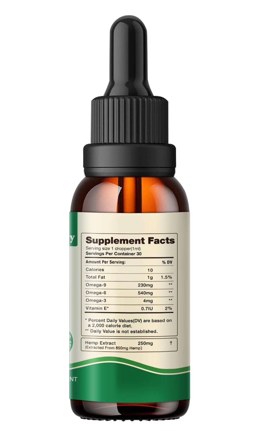(3-Pack) High Potency Hemp Oil Organic - 25,000 Maximum Strength Hemp Drops- Hemp Oils Extract with Vegan, Natural Hemp Supplements for Aldult - Natural Grown in USA - C02 Extraction, Non-GMO