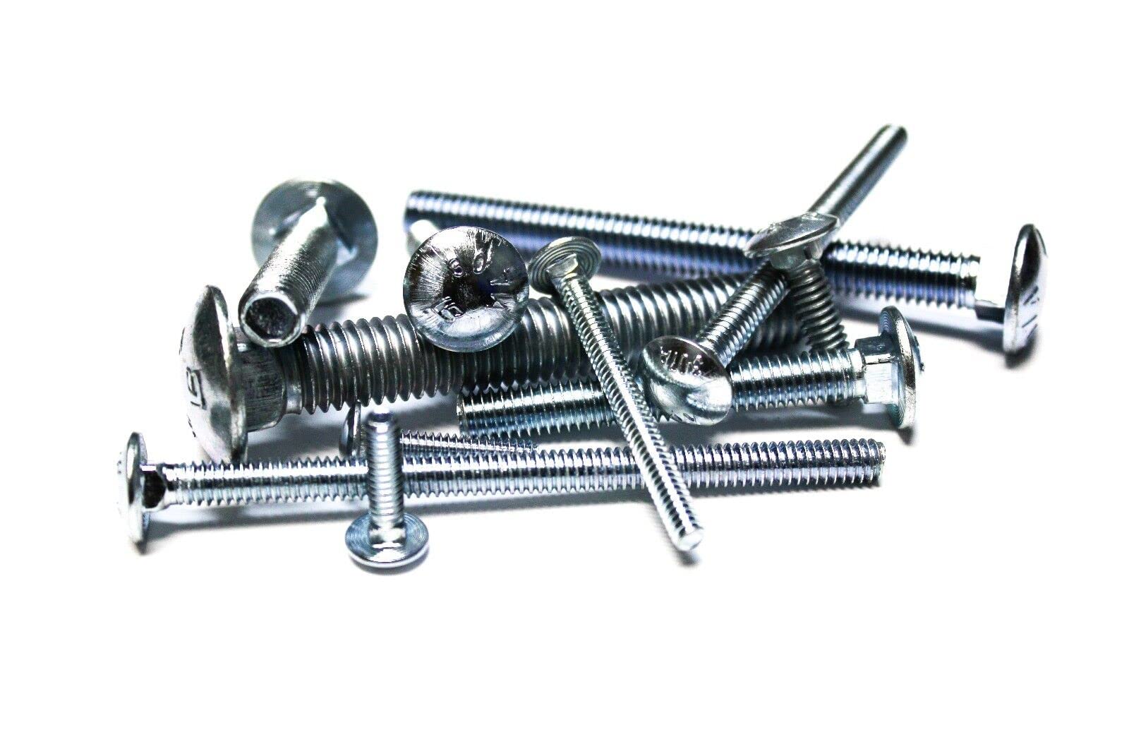 (5 pcs) 1/2"x4" Carriage Bolts - Zinc_ dd