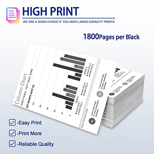 (4 Pack, Black) TN630 Compatible TN-630 Toner Replacement for Brother HL-L2300D HL-L2320D HL-L2360DW MFC-L2680W MFC-L2700DW MFC-L2720DW MFC-L2740DW DCP-L2520DW DCP-L2540DW Printer, by Sold Beryink