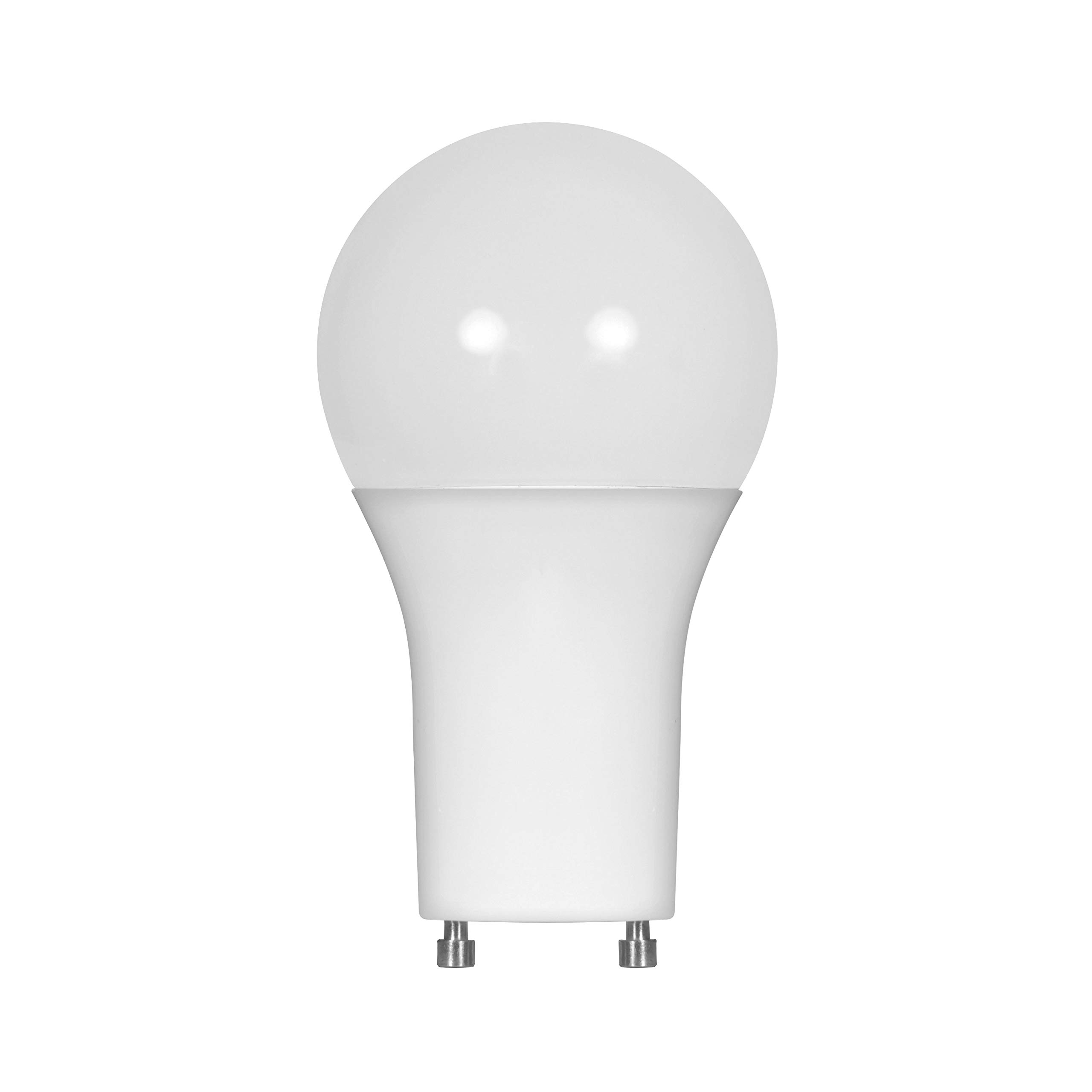 (4 Pack) LED GU24 A19 Light Bulbs 60 Watt Equivalent, 9.5 Watt Dimmable Lights for Home with Twist & Lock Base, Replacing CFL GU24 Ceiling Light, Omni 220 Degree Beam Angle, 800 Lumen Warm White 2700K