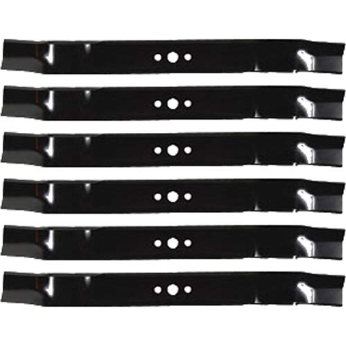 (6 Pack) Premium Medium Lift Replacement XHT Lawn Mower Blade Fits Husqvarna 141114 | 21.75" x 2.25" / 0.625" Hole
