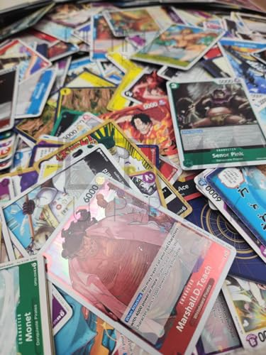 (200) ONE Piece Trading Card Mixed Sets Lot w/ 5 Holographics Foils Ultimasupply