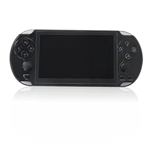 (Black) 5.1'' 8GB Retro Handheld Game Console Portable Video Game Support MP3 Music, MP4 Movie Stopwatch