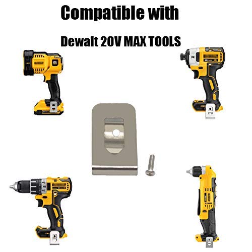 (4 Pack) Replacement Belt Clip Hook for Dewalt N268241 N169778 N086039 fit 20V Max Tools DCD980 DCD985 DCD980L2 DCD985L2
