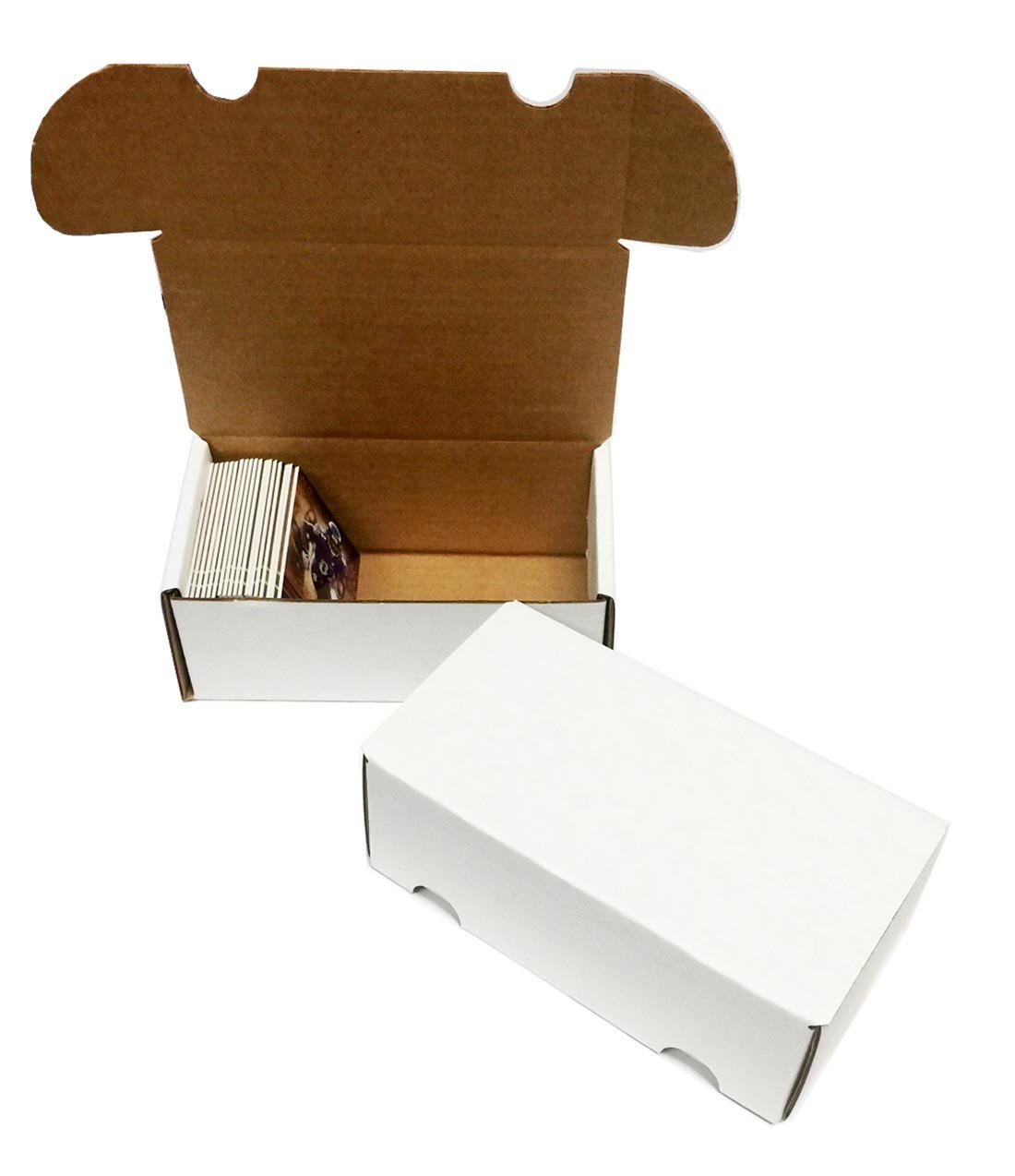 (50) 300 Count Corrugated Cardboard Storage Boxes by Max Pro for Baseball, Football, Basketball, Hockey, Nascar, Sportscards, Gaming & Trading Cards Collecting Supplies