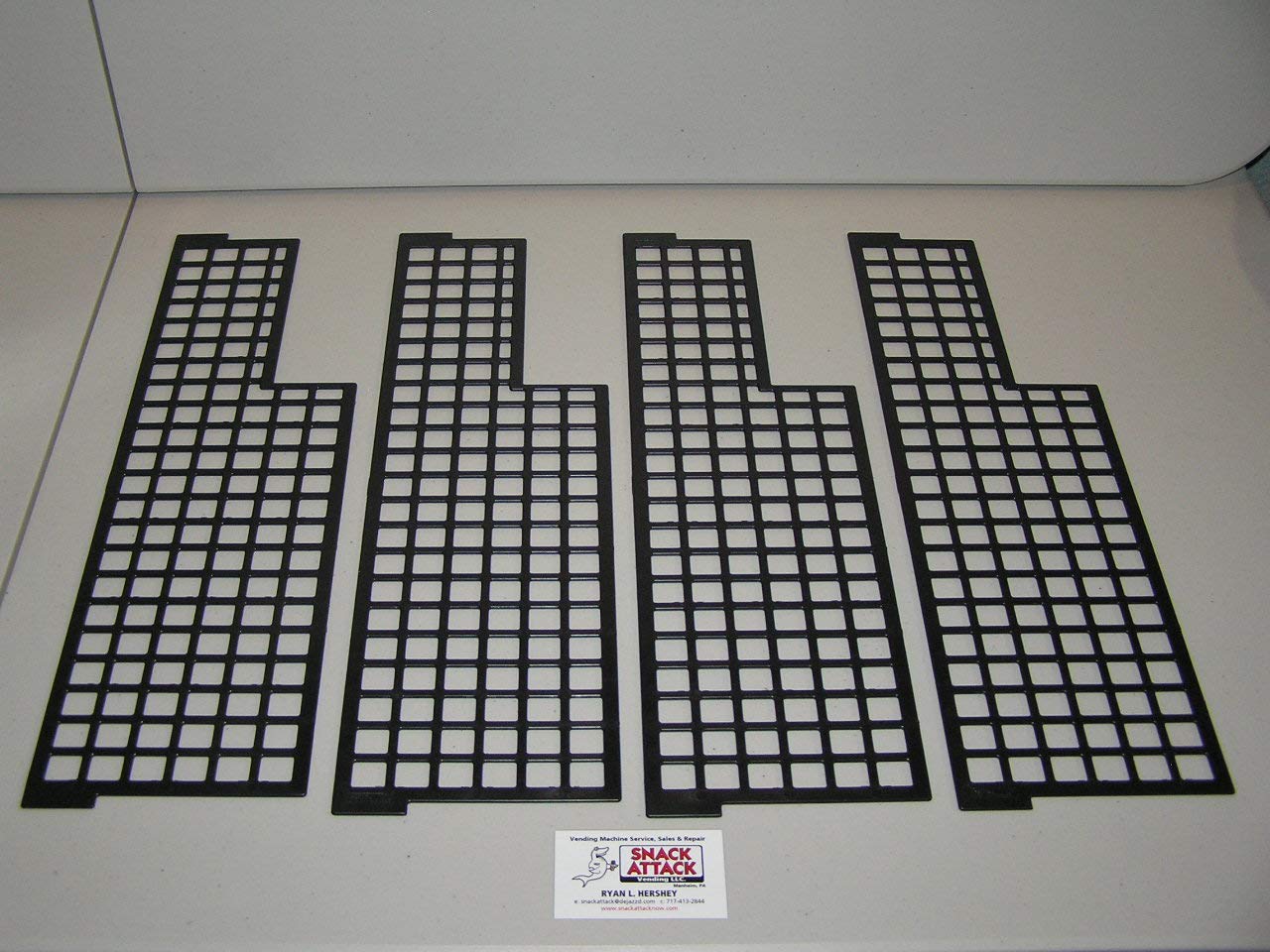 (4) Dixie Narco 501E, 522E & 600E SODA Vending Machine Double Column"CAN" SHIMS/Free Ship!