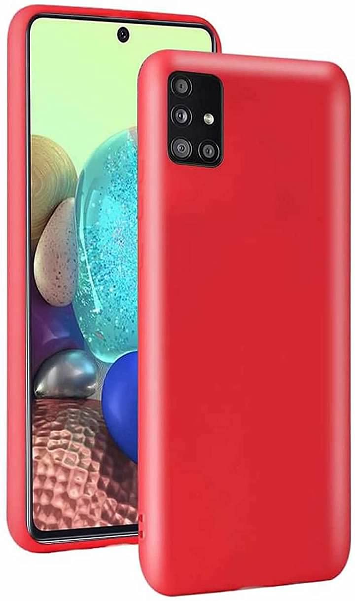 (8 Pack) for Samsung Galaxy A71 5G Case [NOT for Verizon A71 5G UW],Soft Silicone Gel Bumper Phone Case Shockproof Cover for Samsung A71 5G, Red, Light Pink, Yellow, deepPink,Green,Purple,Blue, Black