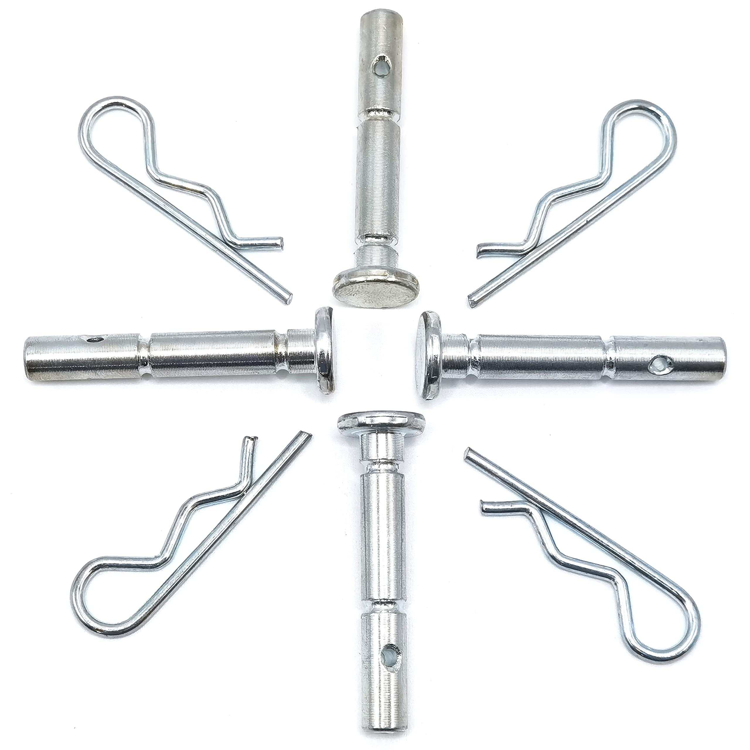 (4pk) 07188389 Shear Bolts and Cotter Pins 7188389 Shear Pins for Craftsman 7296122 7296106 fits Snow Blower 738-04124A Shear Pins & 714-04040 Bowtie Cotter
