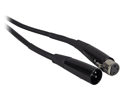 (6) Rockville RockPAR50 LED RGB Compact Par Can DJ/Club/Stage DMX Wash Light - White Bundle with (1) RDX3M25 25 Foot 3 Pin DMX Lighting Cable, (5) RDX3M10 10 Foot 3 Pin DMX Lighting Cable (12 Items)