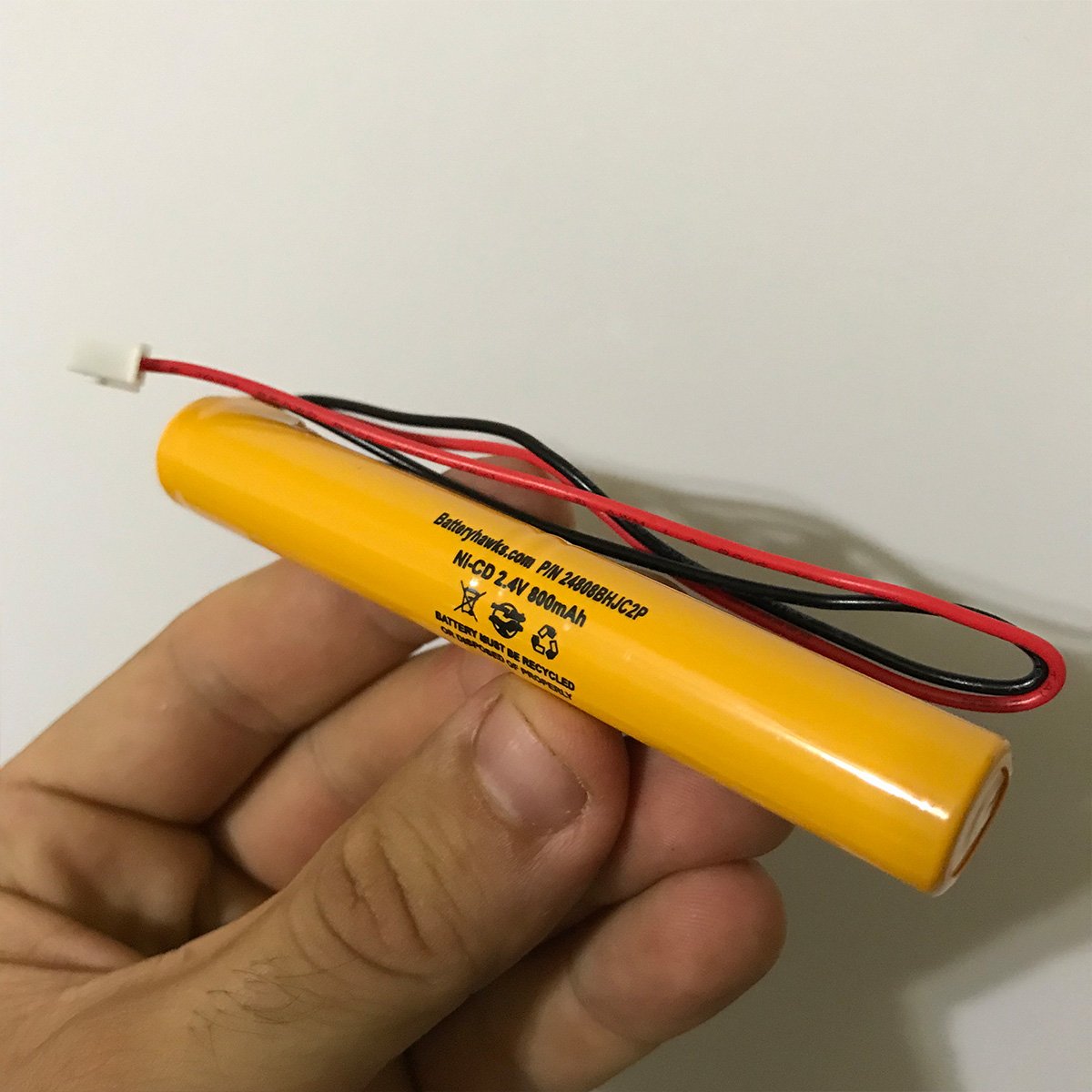 (5 Pack) Exit Sign Emergency Light GP 2800-RD 2800RD GP 2600-RD GP 2600RD 2600 2.4v 800mAh Ni-CD Battery Pack Replacement for