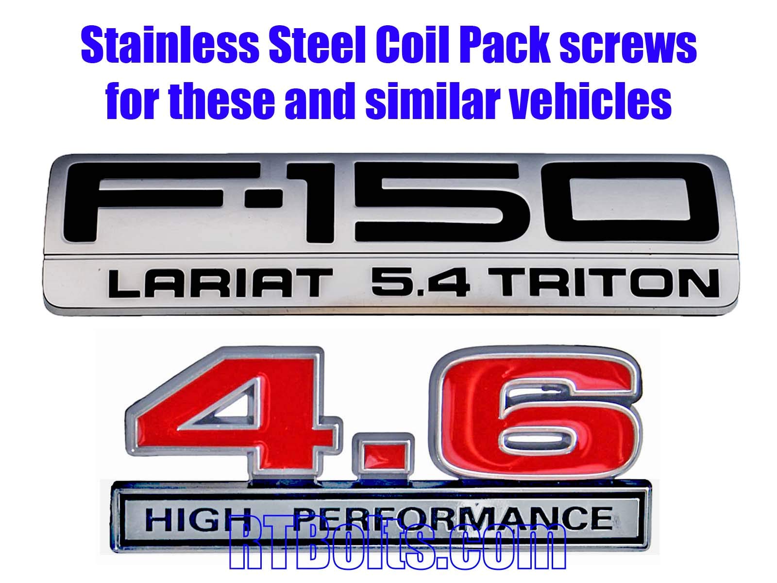 (8) Coil Pack Screws/Bolts fits Ford 5.4 & 4.6 – 18-8 Stainless – Allen Socket Head