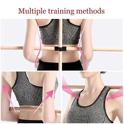 (31.5inch)Yoga Sticks for Training, Stretching Tool with Stick Buckle, Humpback Correction Stick, Create the Perfect Body, Stick for Balance, Strength Training, Stretching& Added Mobility(2pcs)