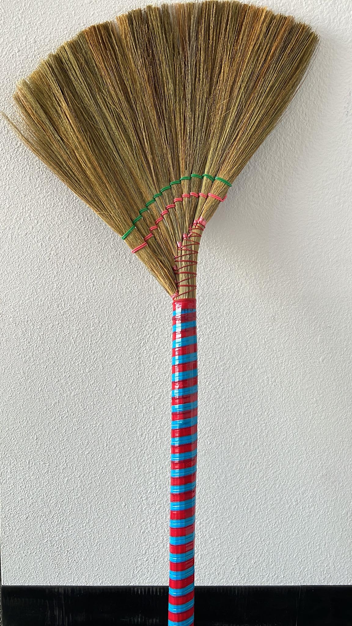 (5 Packs) Gentle Cleaning Power of Asian Broom - Traditional Vietnamese Straw Brooms