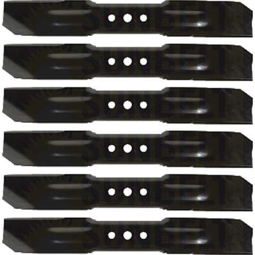 (6 Pack) Premium Medium Lift Replacement XHT Lawn Mower Blade Fits Toro/Wheel Horse 683682 | 20.875" x 3" / 0.625" Hole