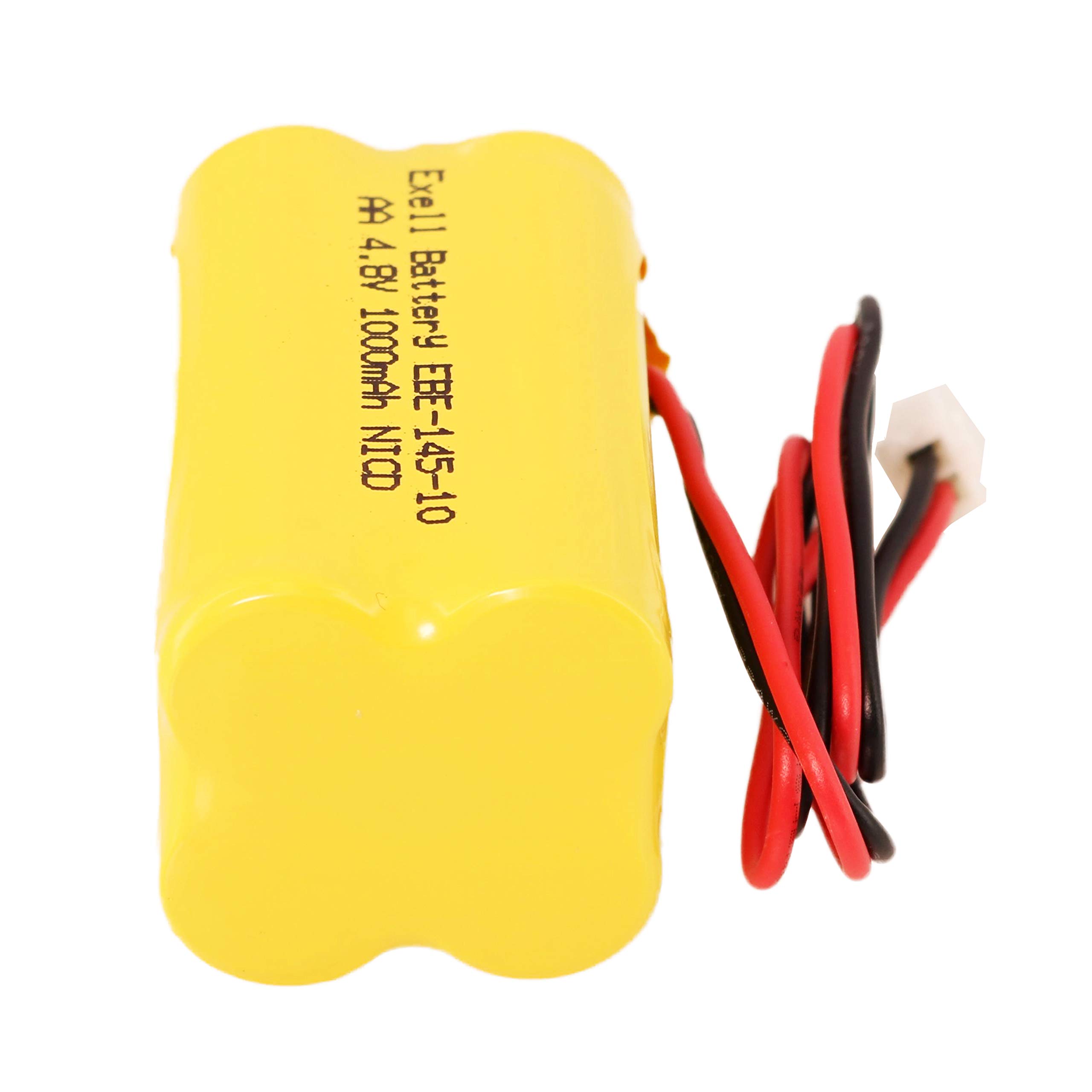 (3-Pack) Emergency/Exit Lighting Battery Fits & Replaces Emerlight Exit Light Co. EBE-145-10 Inc. BAA-48R ANIC1117 Unitech Systems D-AA500 Emergi-lite BL93NC487 Emerlight BL93NC487