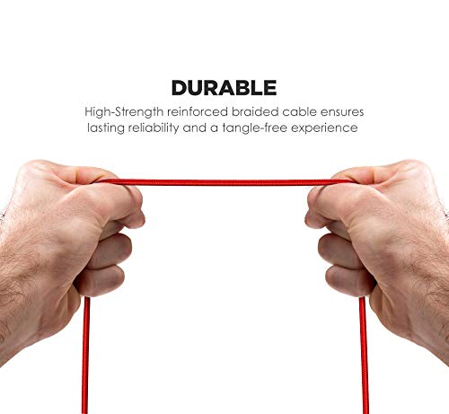 (Apple MFi Certified) Replacement Headphone Cable with iPhone Lightning Connector (3.5mm) Audio Aux Cord with Mic & Volume Control Remote (Compatible with Beats/Sony/Sennheiser and Audio Tech)