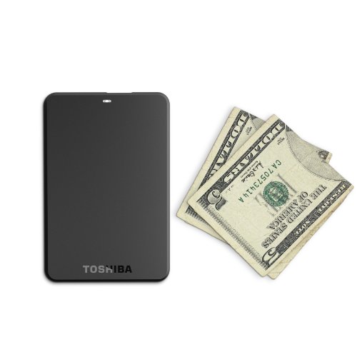 (Old Model) Toshiba Canvio Basics 1TB Portable Hard Drive (HDTB210XK3BA)