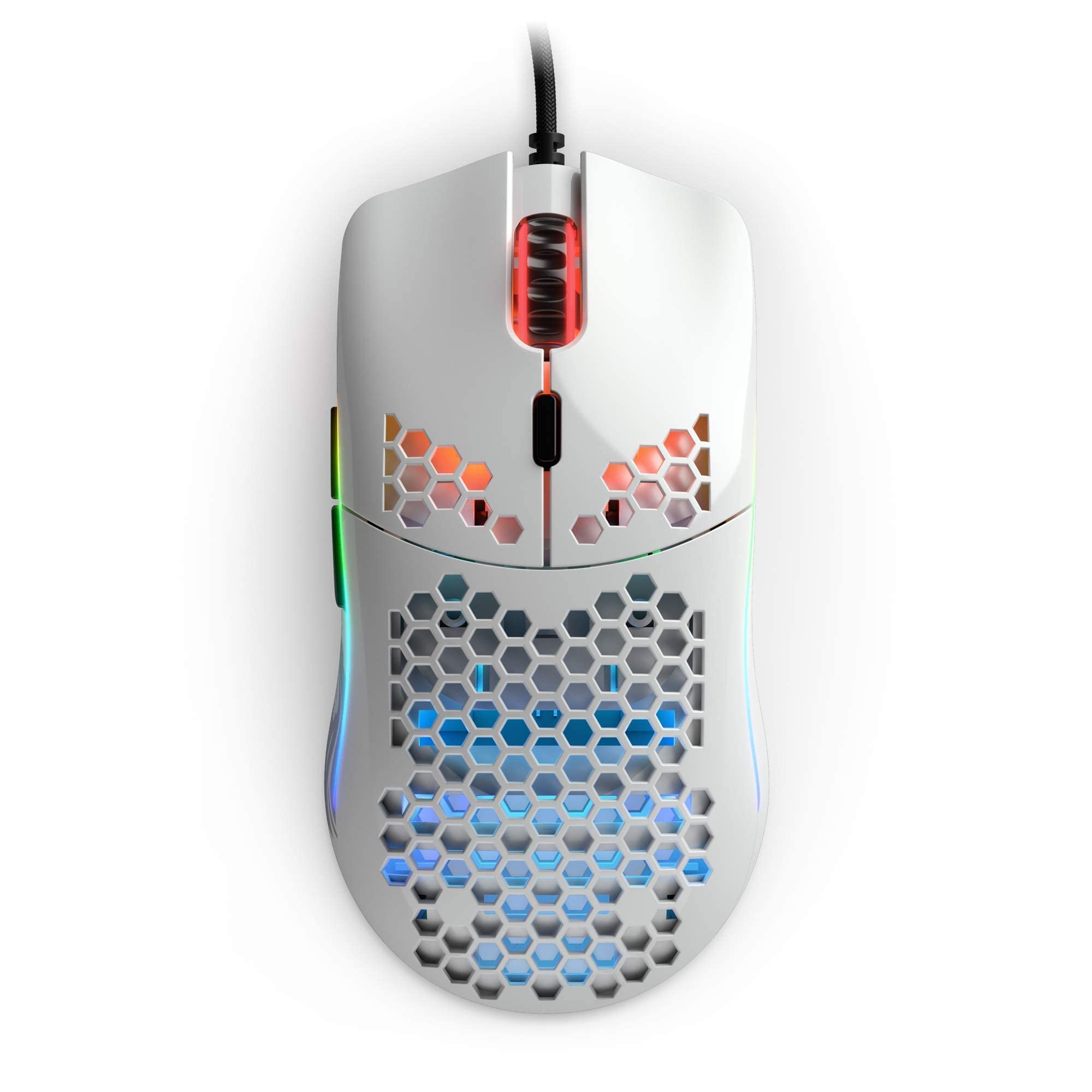(Mouse + Grip Tape) Glorious Model O- (Minus) Gaming Mouse, Glossy White (GOM-GWHITE) + Glorious Gaming Mouse Grip Tape (Model O- (Minus)) (Bundle)