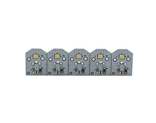 (5PK) WR55X25754 WR55X11132 WR55X26486 WR55X30602 EAP12172918 4590213 AP6261806 PS12172918 Refrigerator Light Bulb LED Light Replace Compatible With GE