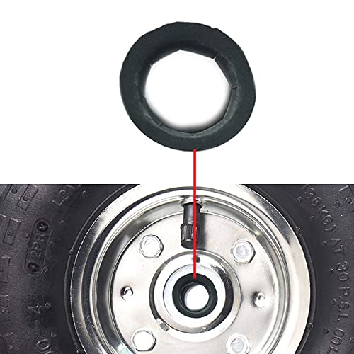 (8-Pack) 1/2" Axle Push Nuts, Dolly Wheel Lock Washers with Oiled Phosphate Finish - Fit 1/2” Axle Rods on Dollies, Yard Trailers, and Lawn Wagons
