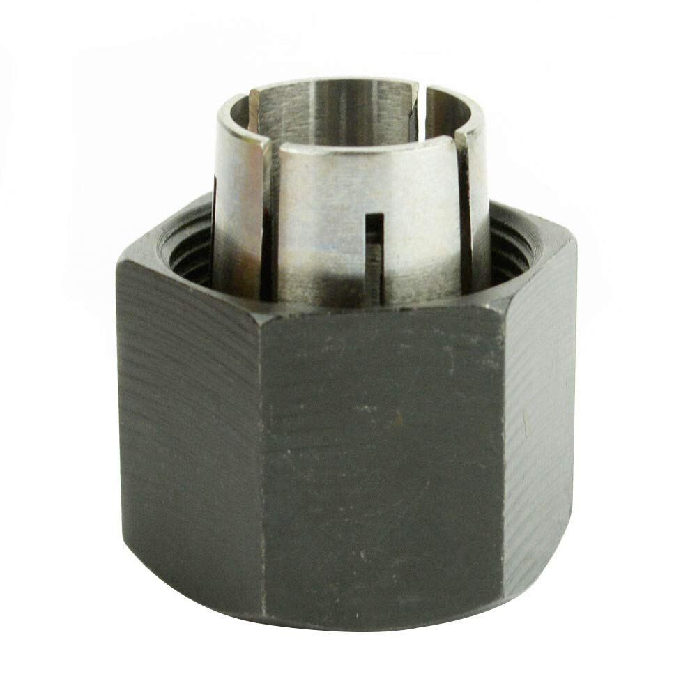 (NEW) Big Horn 19693 1/2" Router Collet Compatible with Dewalt 326286-03 Bosch 2610906284 323-421 + other models in description