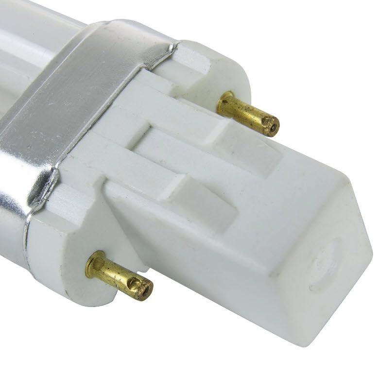 (Pack of 4) 13 Watt Single Tube 2 Pin GX23 Base - 5000K Bright White 50K - CFL Light Bulb - Replacement for Sylvania 21135 CF13DS/850- Philips 146878 PL-S 13W/850 and GE 97572 F13BX/850