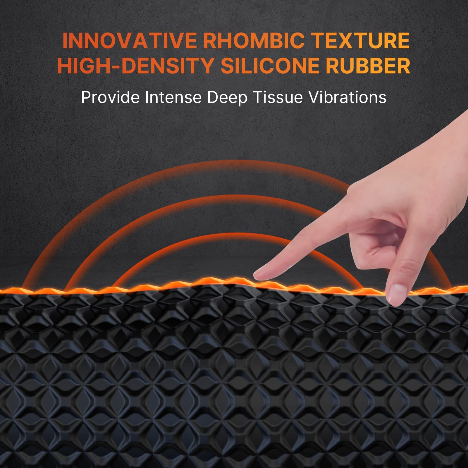 (New Version) MEPOWER Foam Roller, High-Intensity Vibrating Muscle Roller for Back, Fitness Deep Tissue Trigger for Physical Therapy, Leg Massager, Hand Massager, Relieve Back Muscle Pain