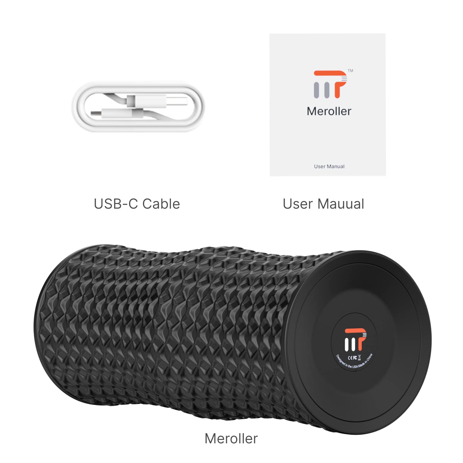 (New Version) MEPOWER Foam Roller, High-Intensity Vibrating Muscle Roller for Back, Fitness Deep Tissue Trigger for Physical Therapy, Leg Massager, Hand Massager, Relieve Back Muscle Pain