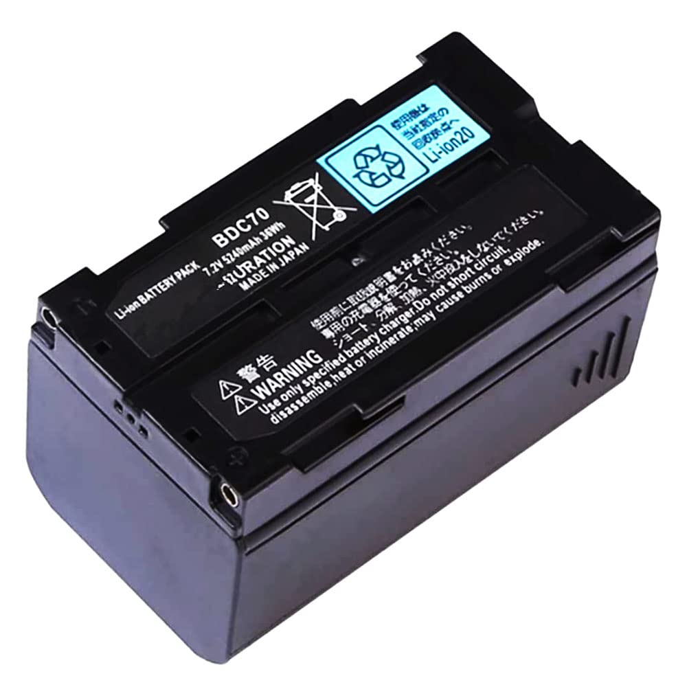 (Pack of 1) New 7.2V 5240mAh High Power Battery for Top-con BDC70 Battery