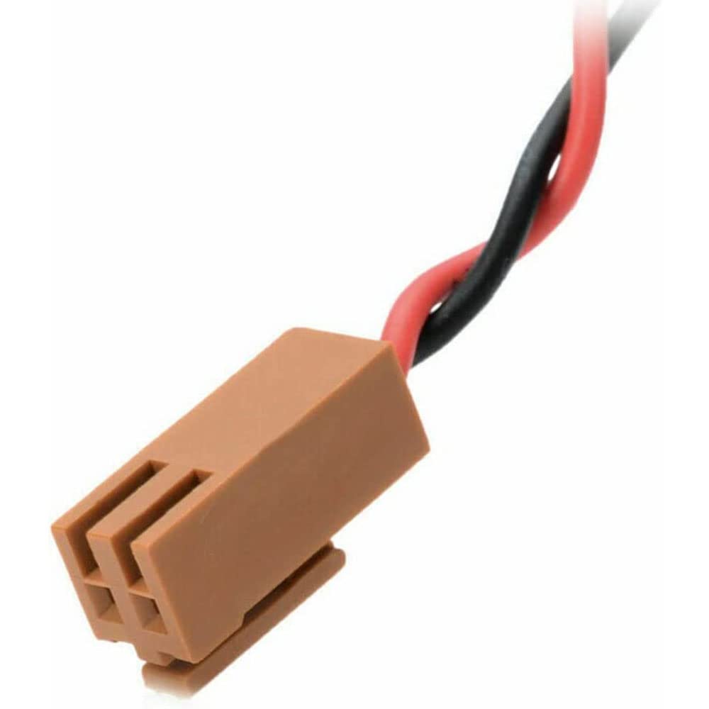 (Pack of 20) ER6V/3.6V 2400mAh PLC Lithium Battery for Toshiba er6vc119a er6v 3.6v Lithium Battery with Brown Plug