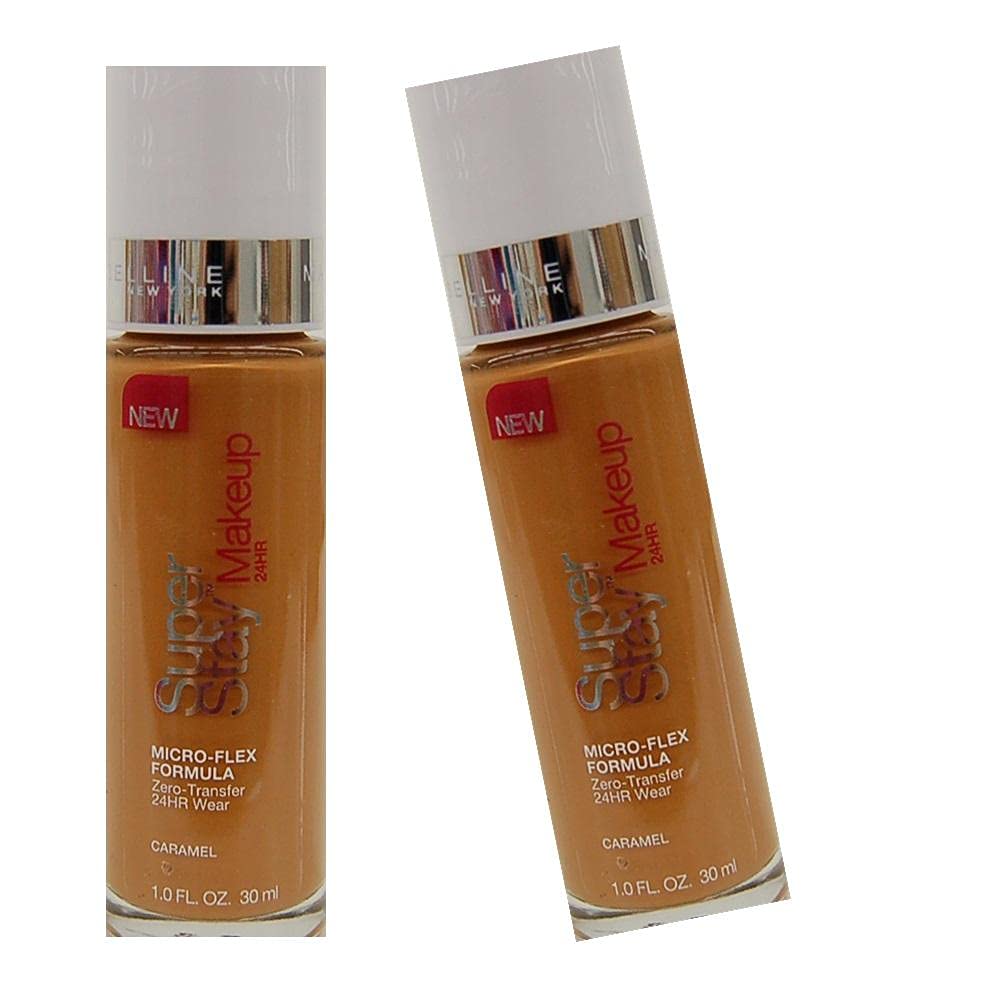 (Pack 2) Maybelline Superstay 24hr Makeup Caramel 1 Fl Oz (30 Ml)