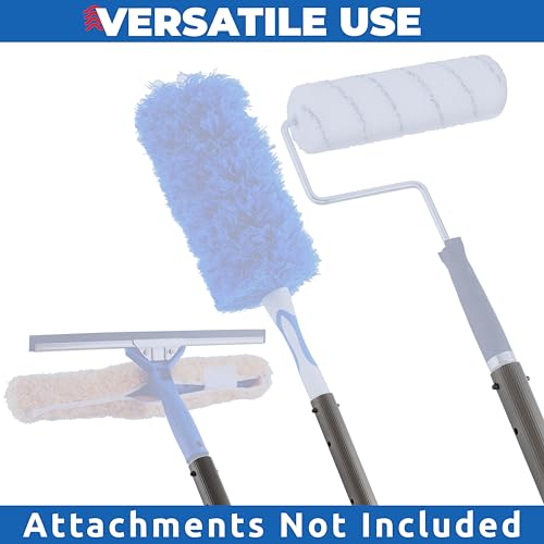 [ Patented ] ProTuff Pool Pole, Telescopic 16ft - Never Sticks or Slips - Lifetime, No Cost Replacements - Heavy Duty Telescoping Pool Poles for Cleaning - Premium Pool Cleaning Equipment