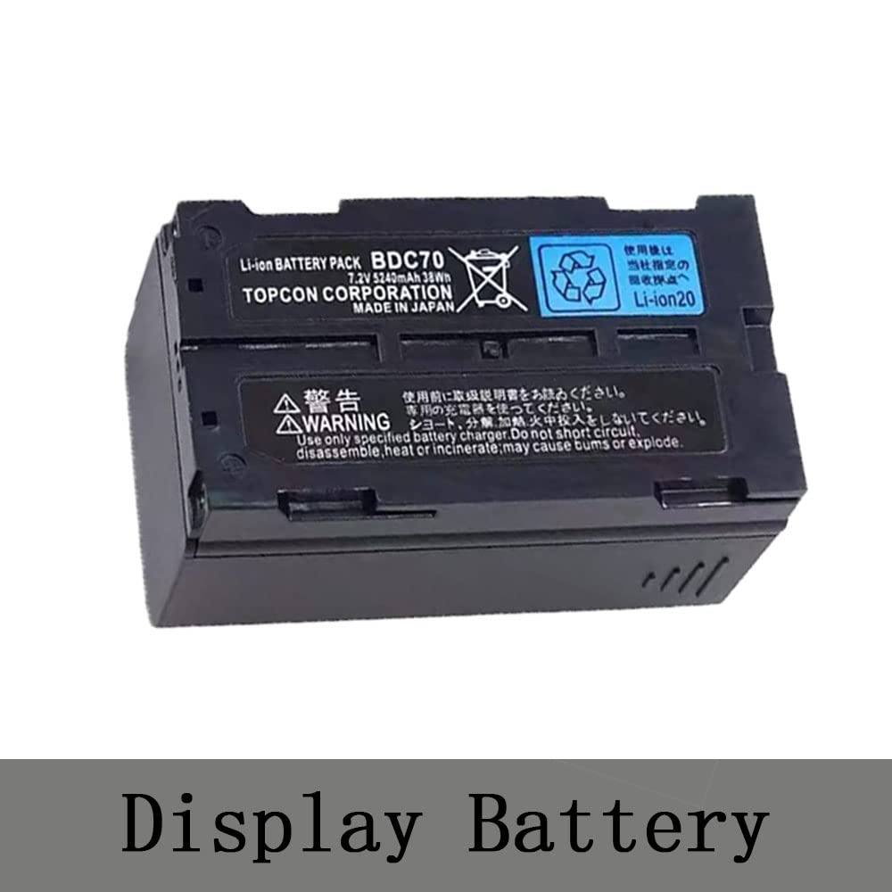 (Pack of 1) New 7.2V 5240mAh High Power Battery for Top-con BDC70 Battery