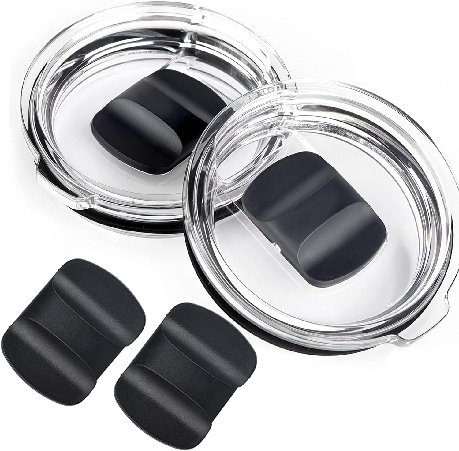 (Pack of 2) Premium 20 oz Tumbler Lid Yeti Lids 20 oz Replacement Lid Magnetic Slider Yeti Rambler Yeti Rambler 20 oz