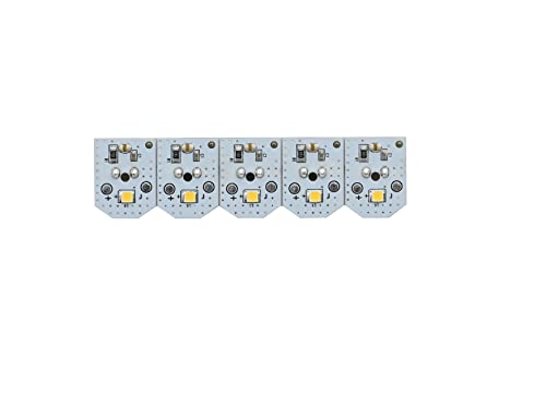 (5PK) WR55X25754 WR55X11132 WR55X26486 WR55X30602 EAP12172918 4590213 AP6261806 PS12172918 Refrigerator Light Bulb LED Light Replace Compatible With GE